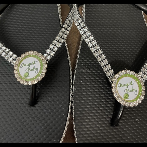 Shoes | August Birthday Flip Flops | Poshmark